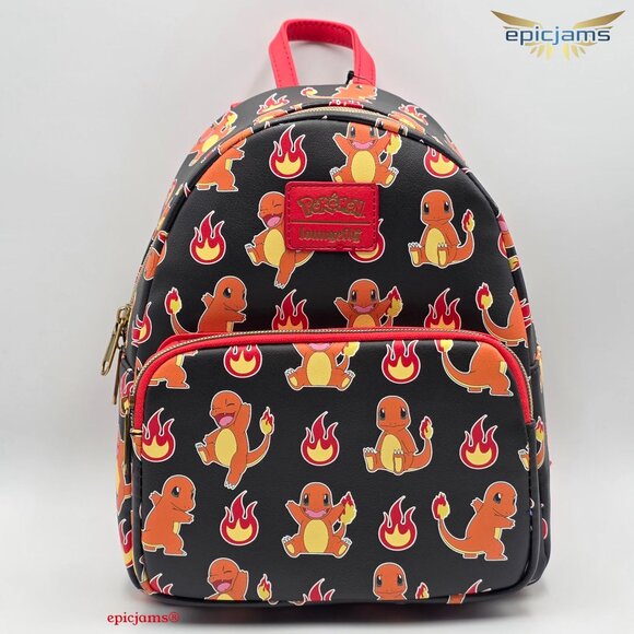 Loungefly | Bags | Loungefly Pokemon Charmander Flames Mini Backpack ...